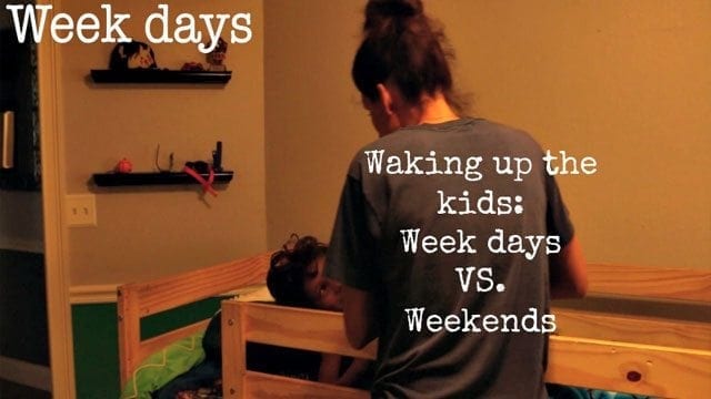 Waking Up The Kids: Week Days Vs. Weekends - Filter Free Parents