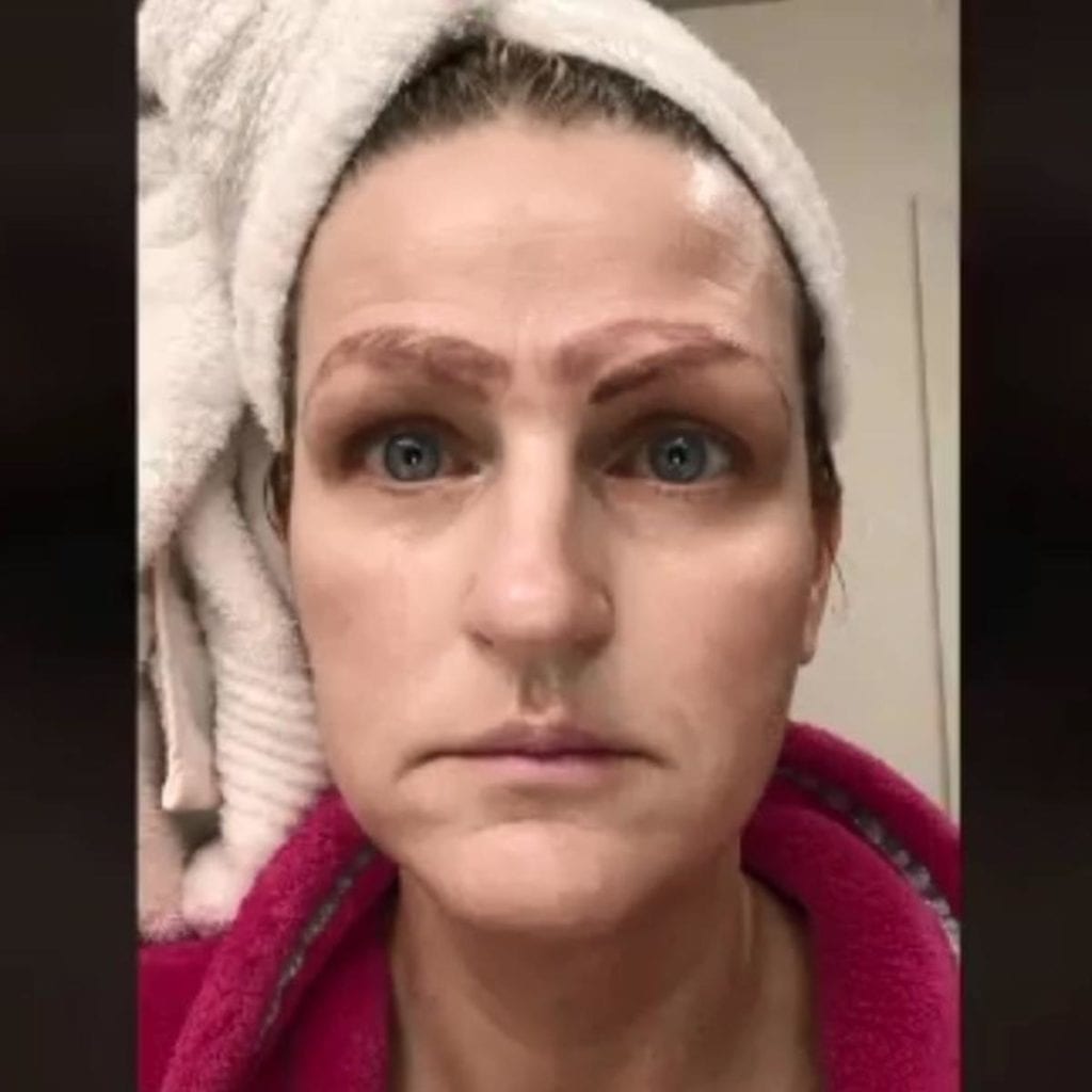 One Woman's Microblading "Crazy Brow" Disaster Is Everyone's Worst ...