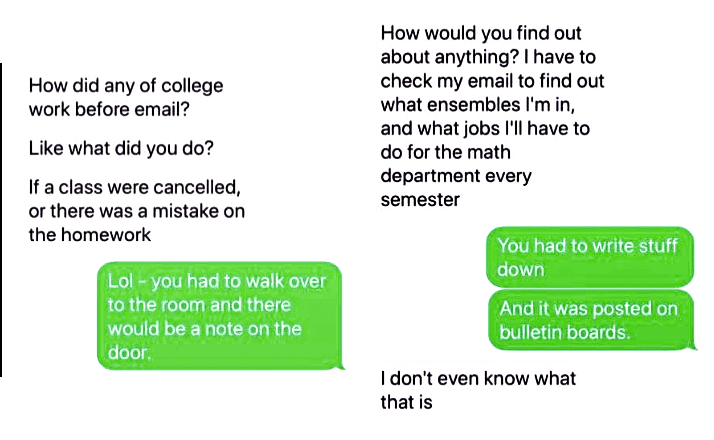 College Student Can't Fathom How Life Worked Before Email In Hilarious ...