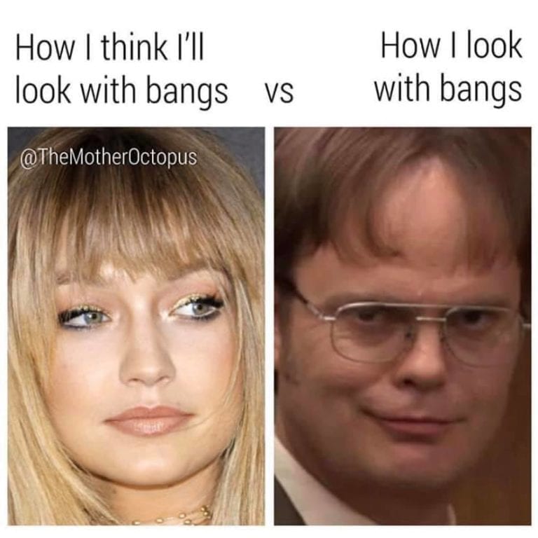 Hey, Girlfriend- Bangs Are Not The Cure To Coping Right Now. - Filter ...