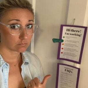 Brilliant Working Mom Created Printable Signs To Keep Kids Away And ...