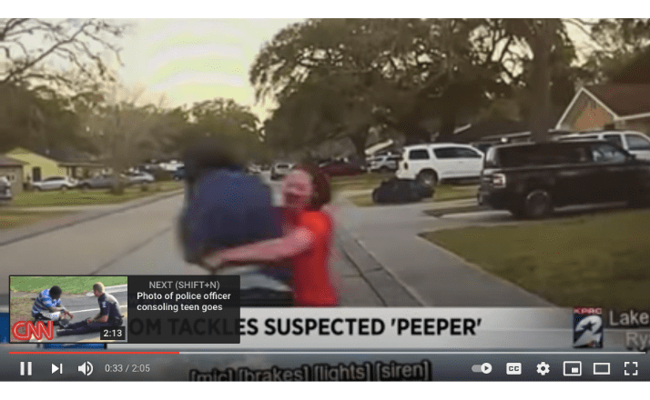 This Dashcam Footage Shows One Badass Mom Tackling Man Spying On Her