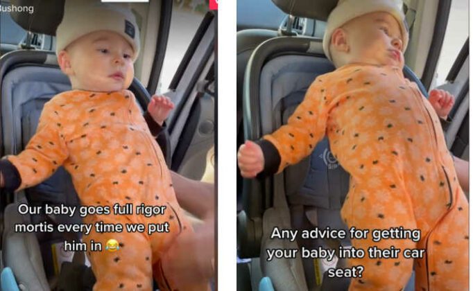 Parents Ask How To Get Stiff, "Rigor Mortis" Baby Into Car Seat & The ...
